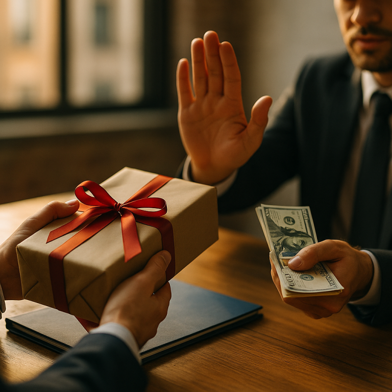 Ethical Gift-Giving vs Bribery | Rules, Best Practices 2025