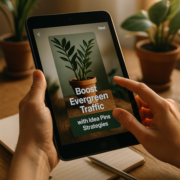 Pinterest Idea Pins Strategies for Evergreen Traffic Growth