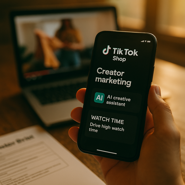 TikTok Shop Creator Briefs for AI & Watch-Time